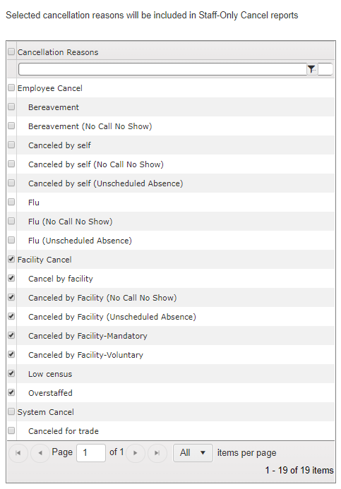 Configure Staff Only Reports